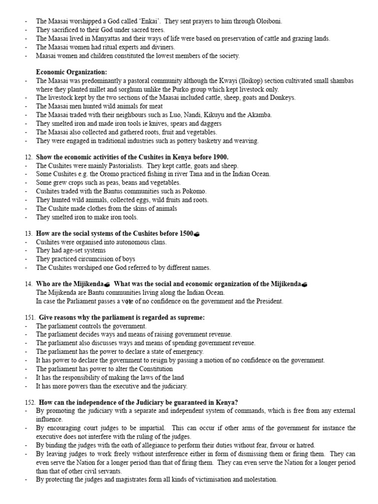 History & Government Paper 1 Q&a | PDF