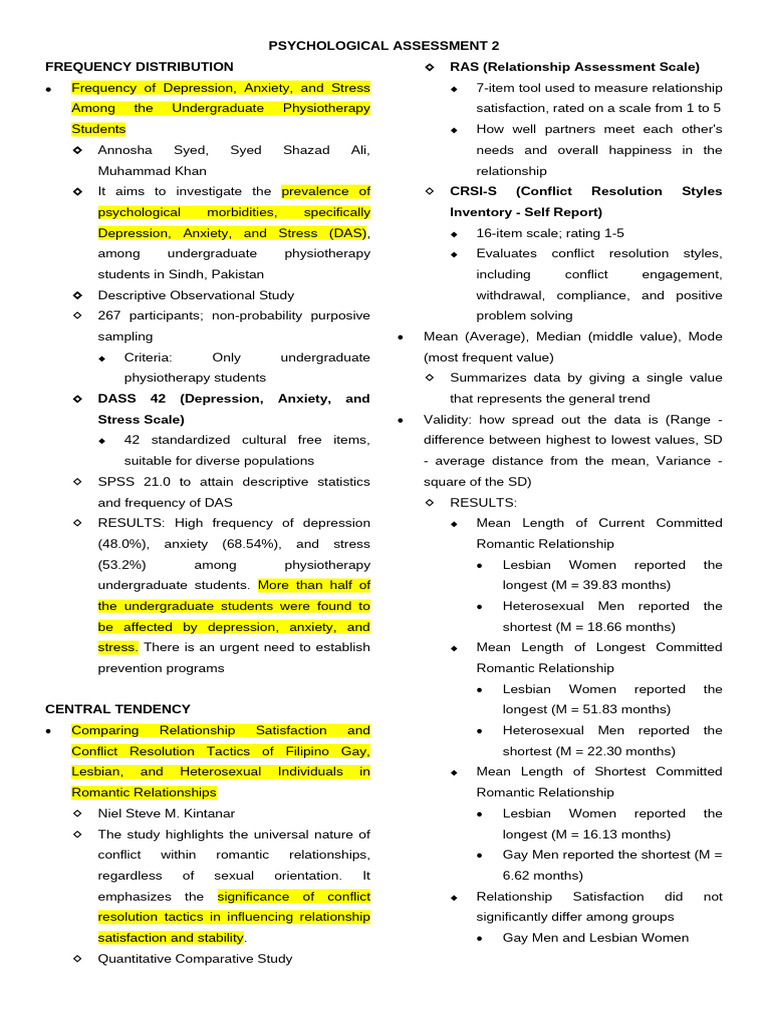 Statistrics Refresher Notes | PDF