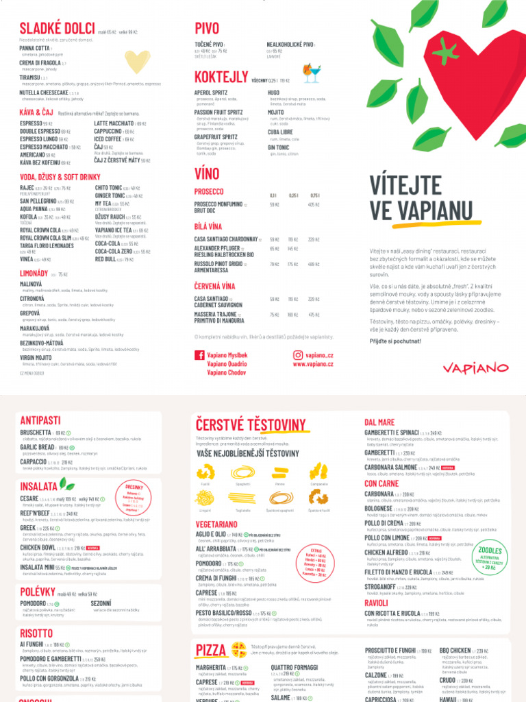 Full Menu CZ 9 - 21 PDF | PDF