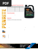 BG Universal Synthetic Atfapplication Chart | PDF | Motor Vehicle ...