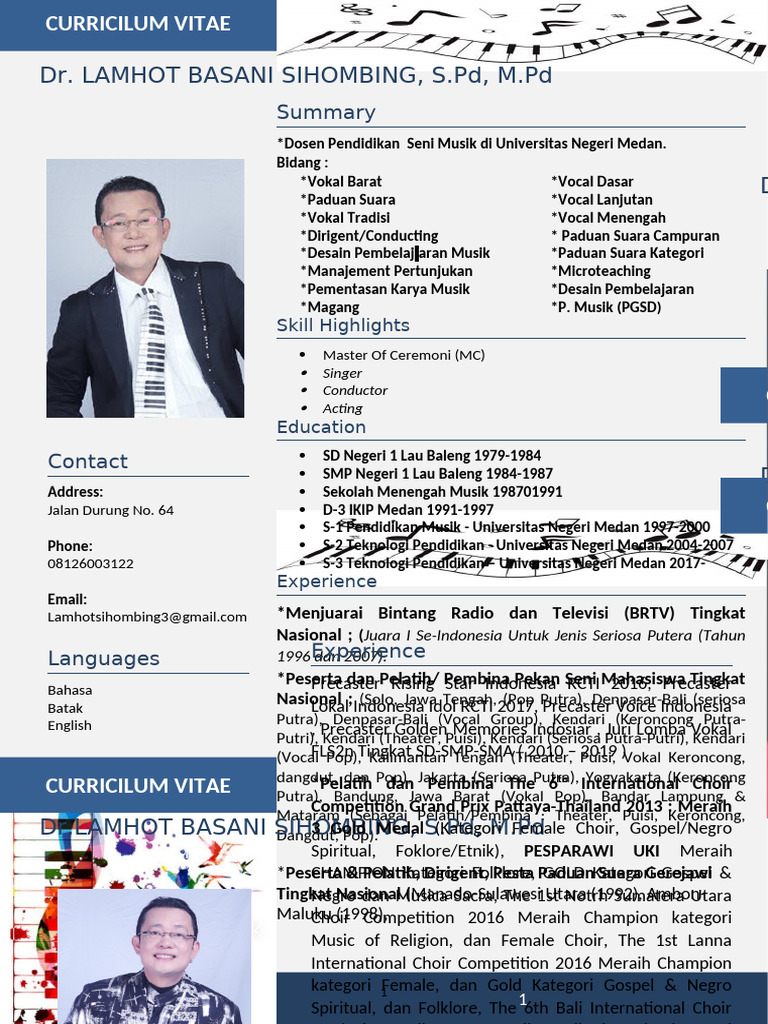 CV - Lamhot Sihombing 2022 | PDF