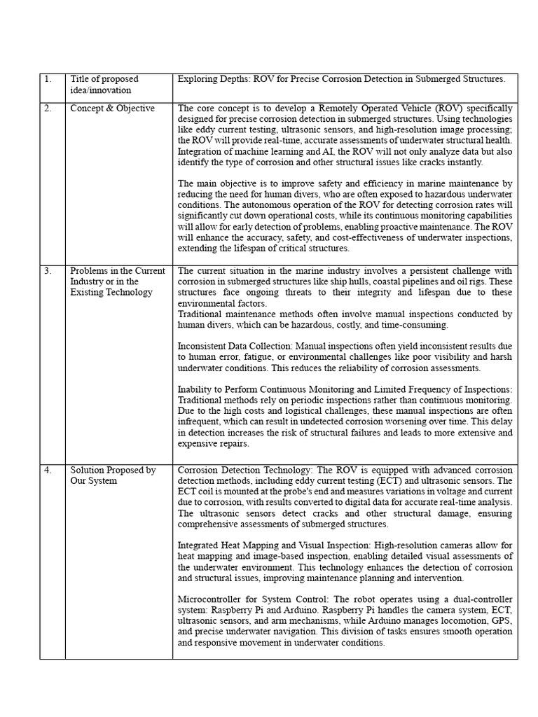 Exploring Depths ROV | PDF