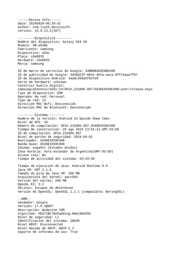 Deviceinfo 20240929-06 39 42 | PDF