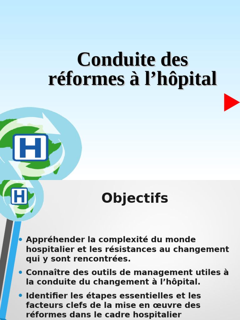 Conduite Des Réformes À L'hôpital | PDF