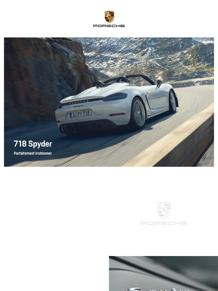 718 Boxster Spyder - Brochure | PDF