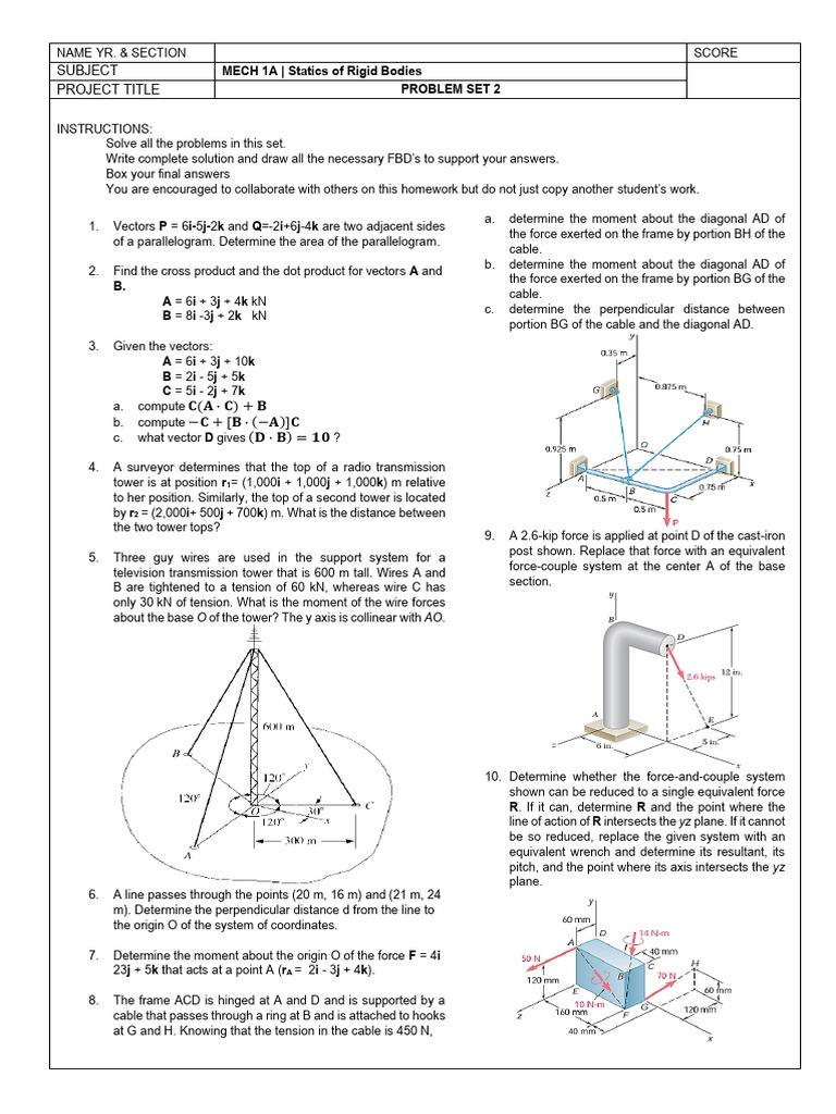 Problem Set 2 2024 | PDF