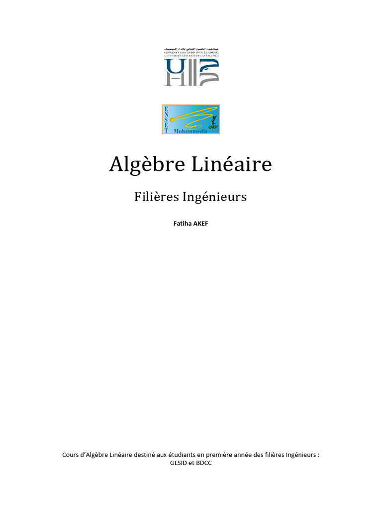 Alg Bre Lin Aire | PDF