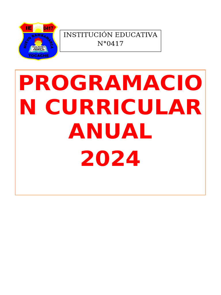 Esquema Pca 2024 | PDF