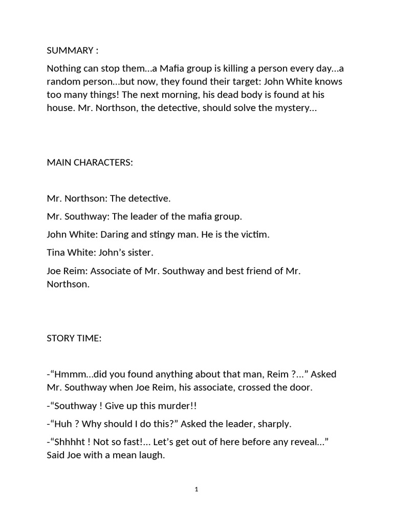 English Story | PDF