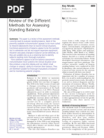 4 Stage Static Test | PDF | Balance (Ability) | Causes Of Death