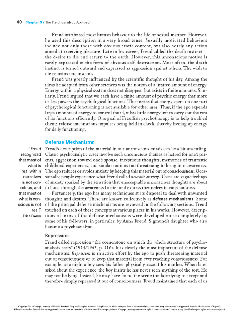 Defence Mechanism | PDF