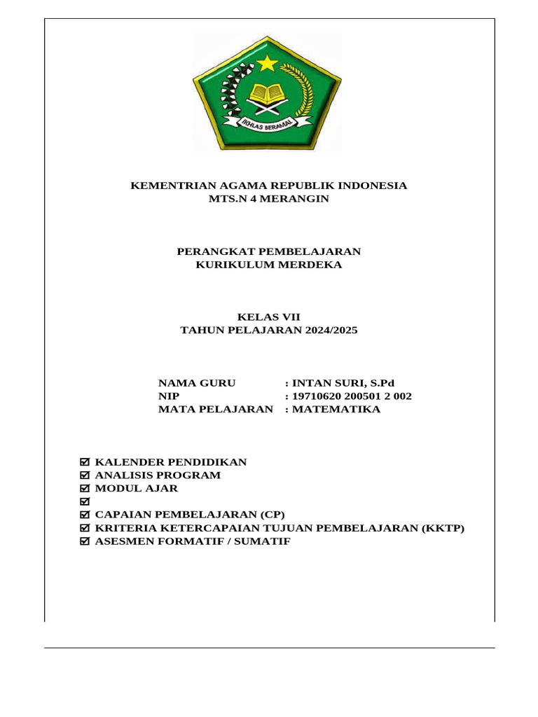 Kementrian Agama Republik Indonesia | PDF