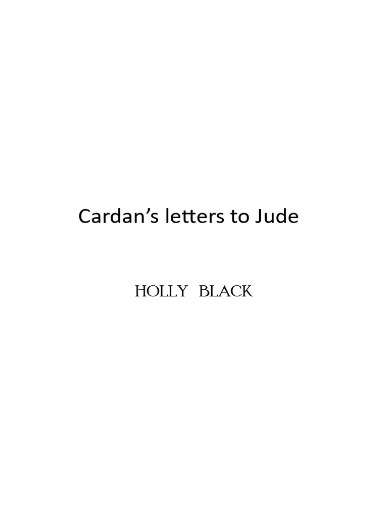 Cartas de Cardan para Jude | PDF