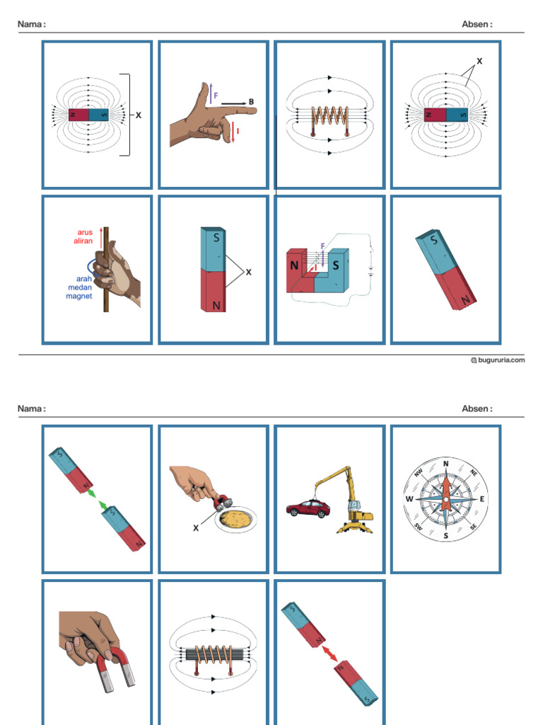 Flashcard Magnet | PDF | Magnetism | Electromagnetism