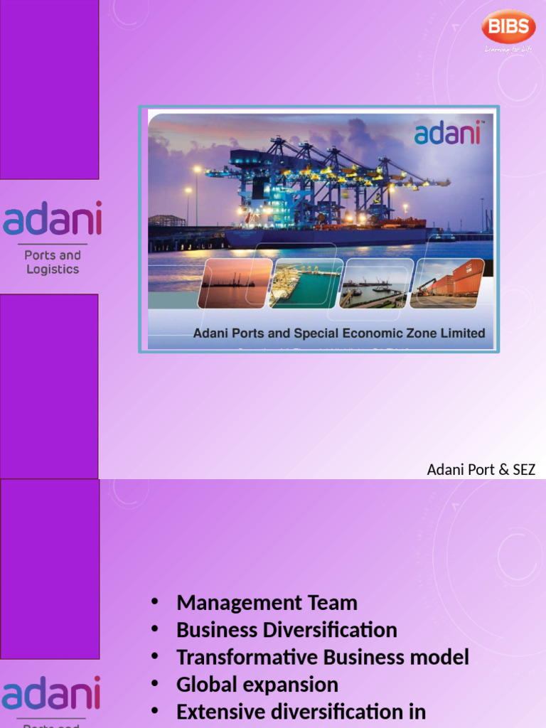 Adani - Ports (1) New Template-2 | PDF