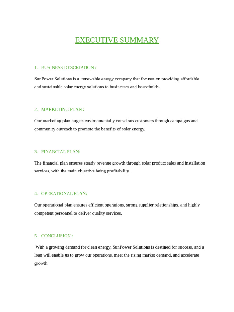 Executive Summary | PDF