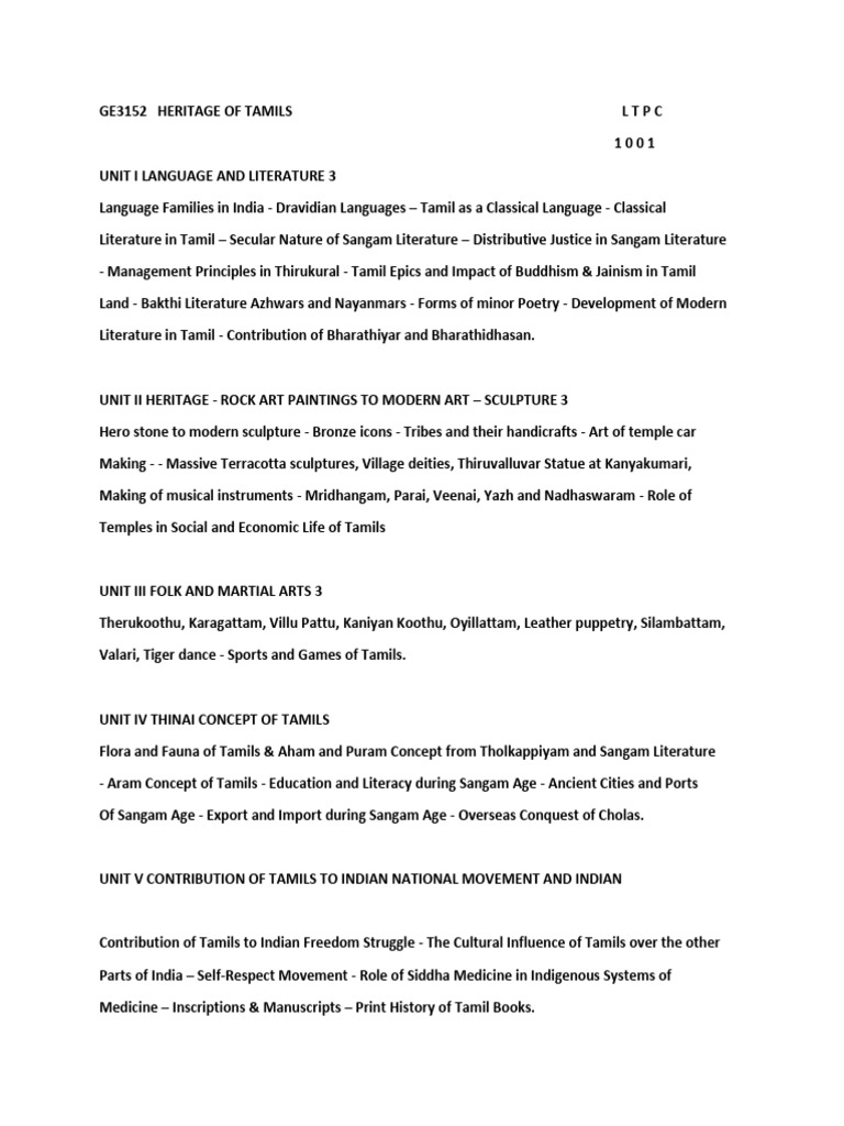 Heritage of Tamil-English Material | PDF | Languages Of India | Tamil ...