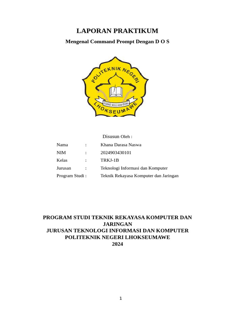 Laporan Praktikum | PDF