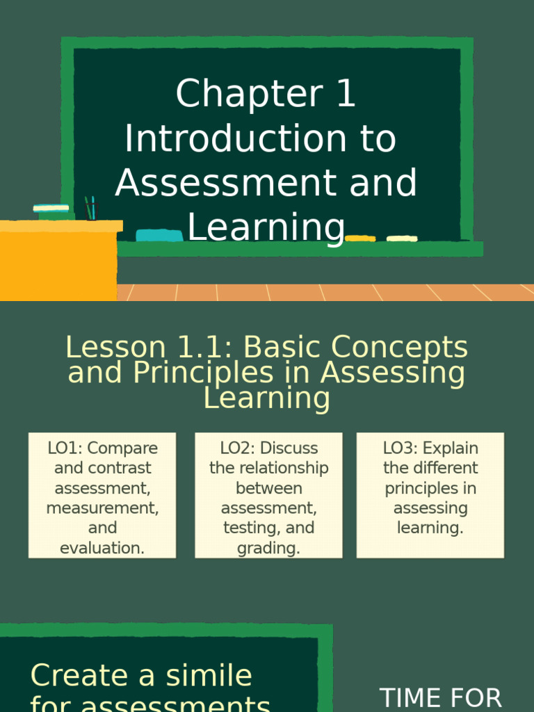 146 Lesson 1.1 Basic Concepts and Principles in Assessing Learning | PDF