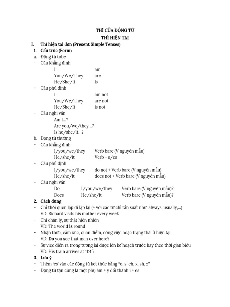 LUYỆN TẬP THÌ | PDF