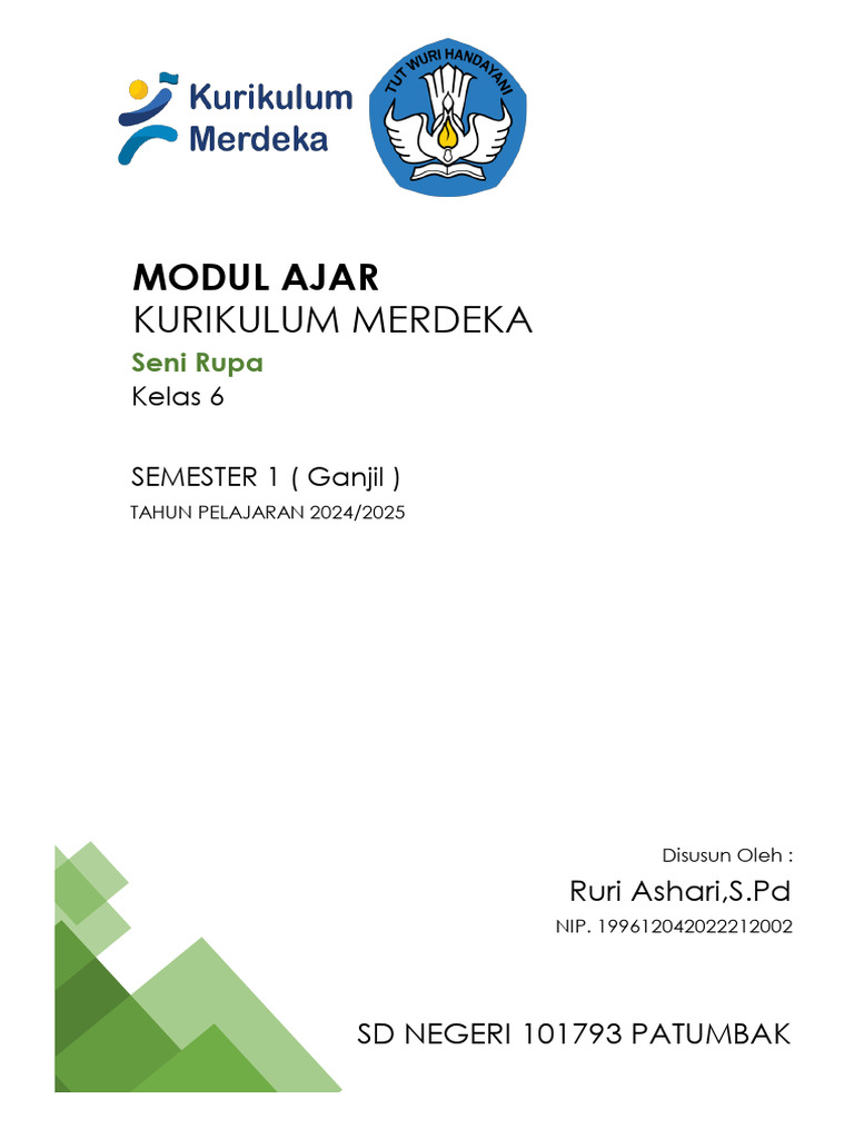 Modul - Ajar - Menggambar Ritme Dalam Seni Rupa | PDF