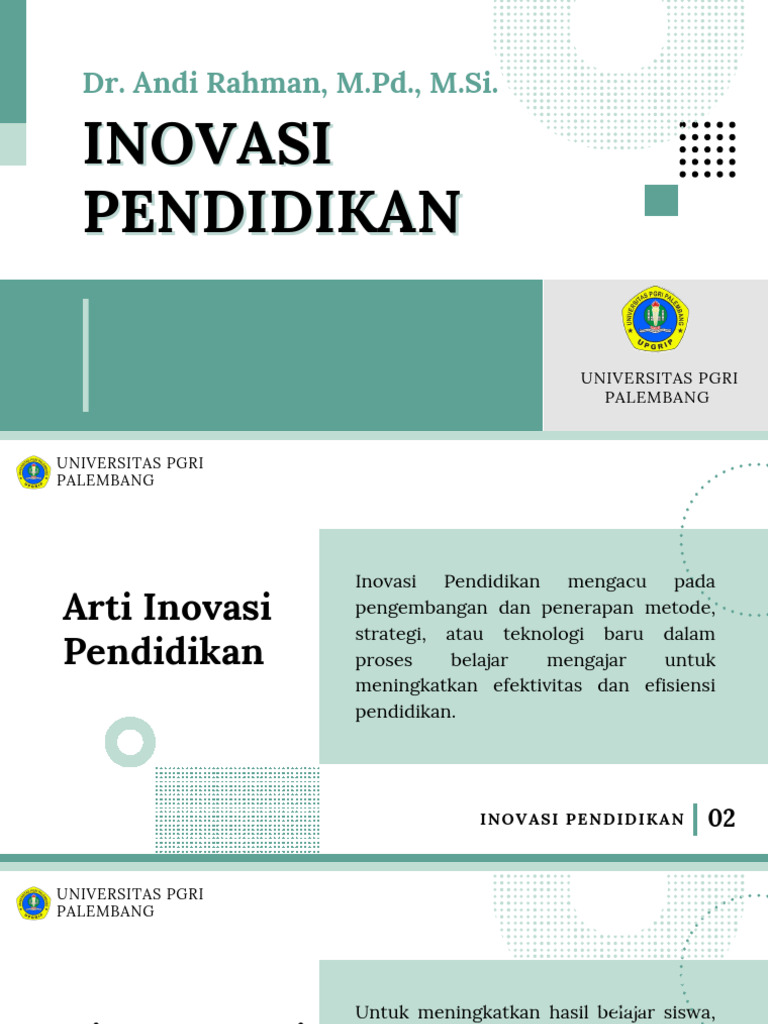 Inovasi Pendidikan | PDF