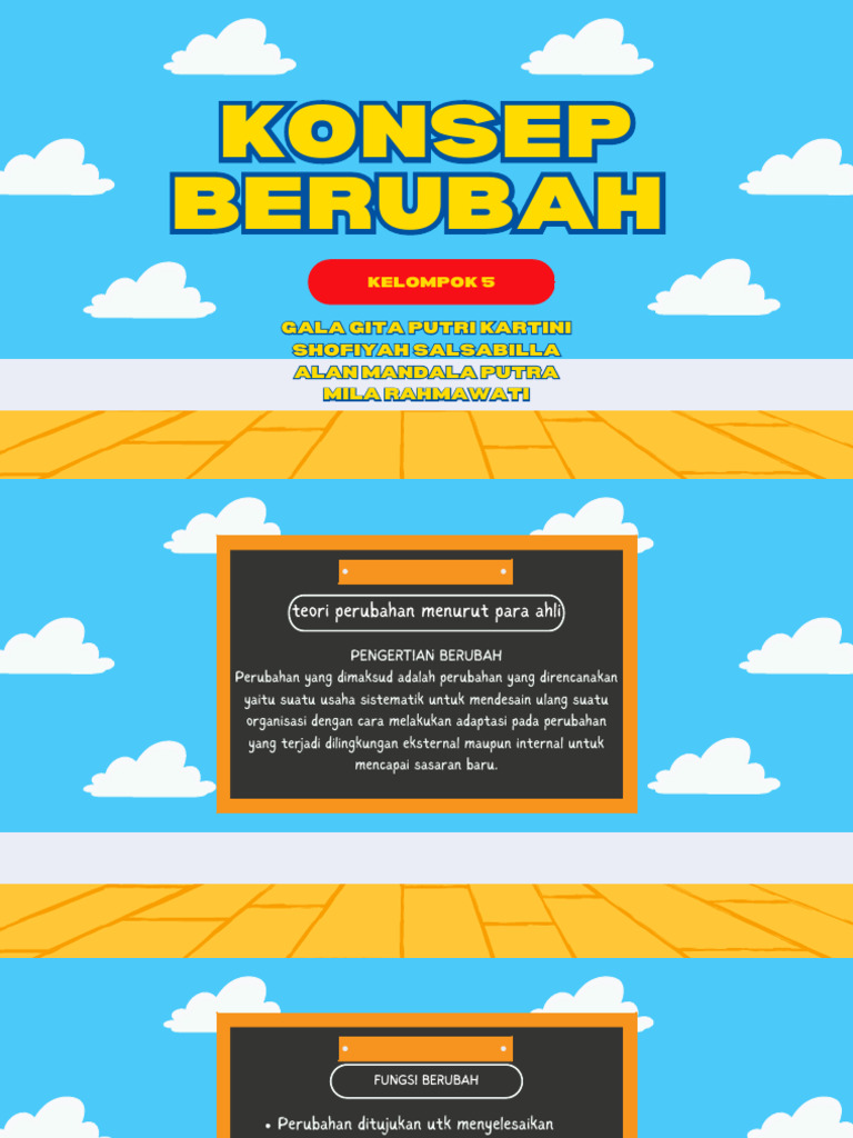Presentasi Konsep Berubah | PDF