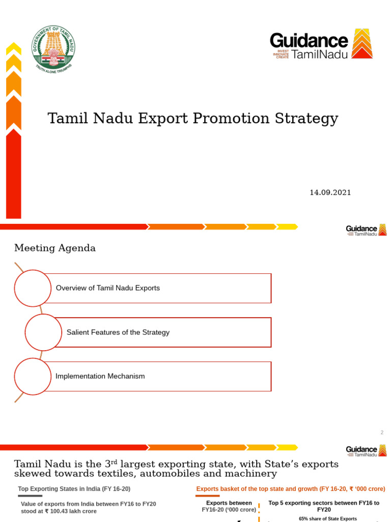 TN Export Promotion | PDF