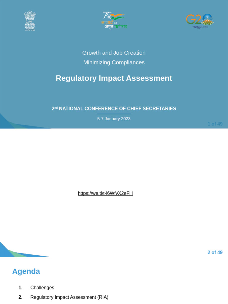Regulatory Impact Assessment | PDF
