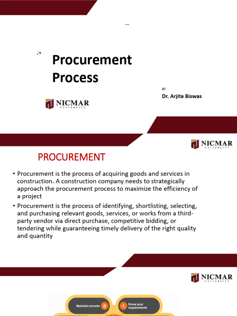 Lect 3 Purchase Procedure | PDF