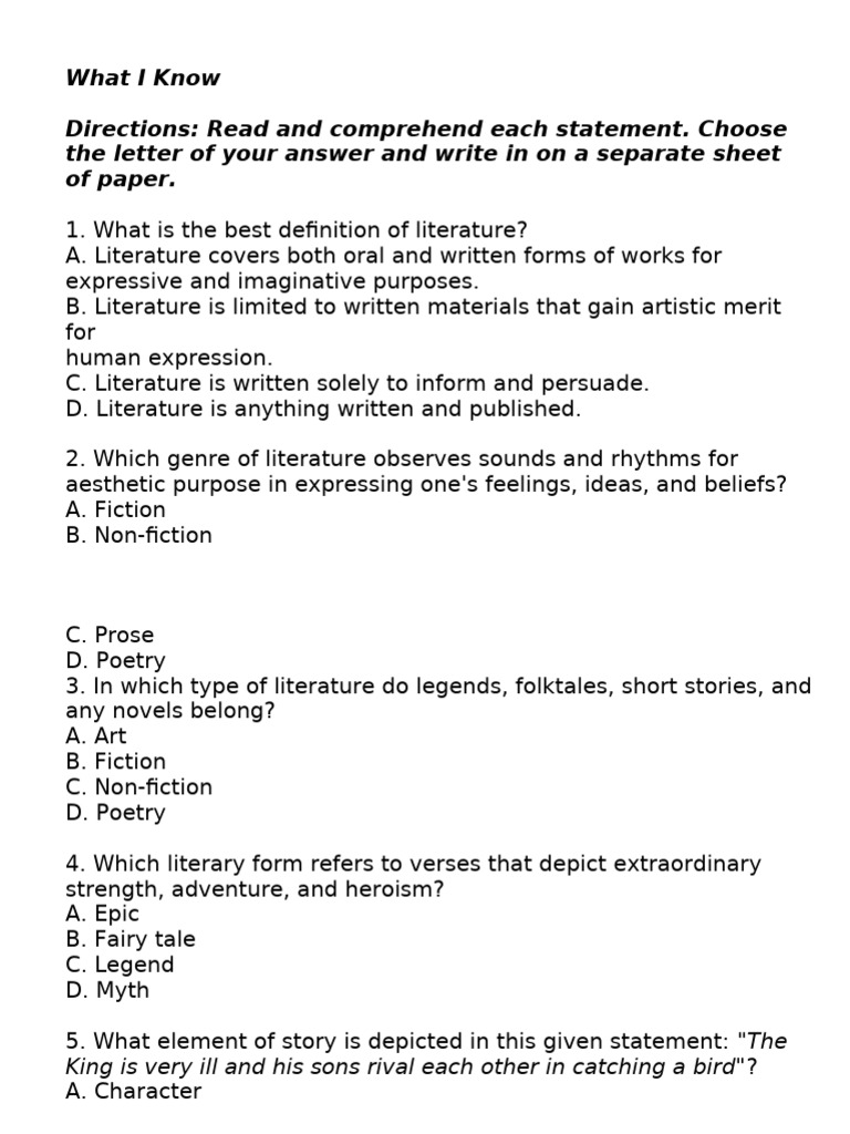 21st Century Literature Module 1 | PDF 21st Century Literature Module 1 | PDF