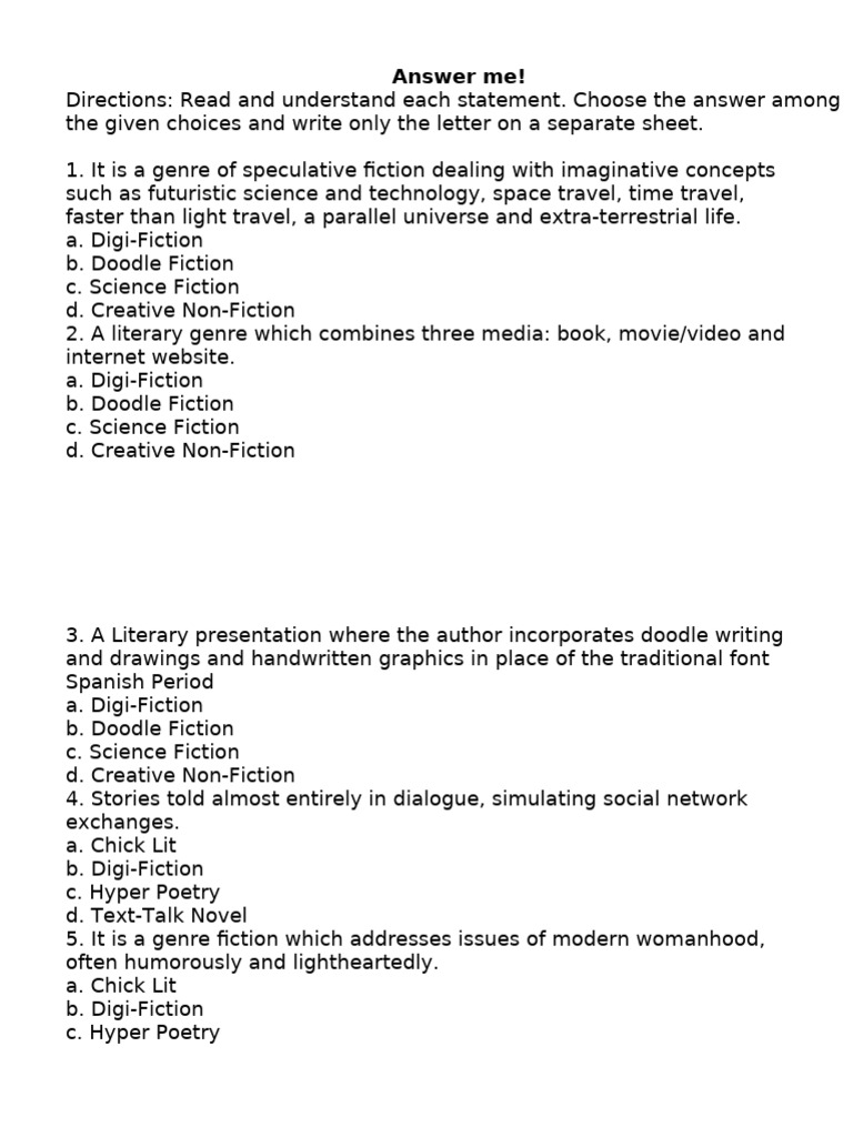21st Century Literature Module 2 | PDF