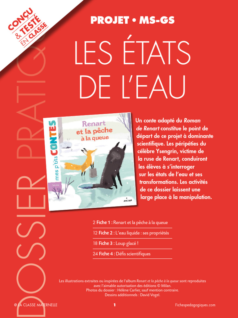 Fiche Pédagogique - Les États de L'eau | PDF