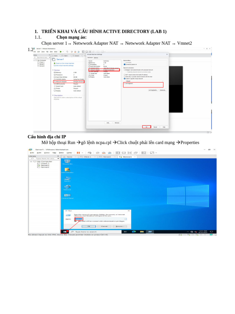 TRIỂN KHAI VÀ CẤU HÌNH ACTIVE DIRECTORY | PDF