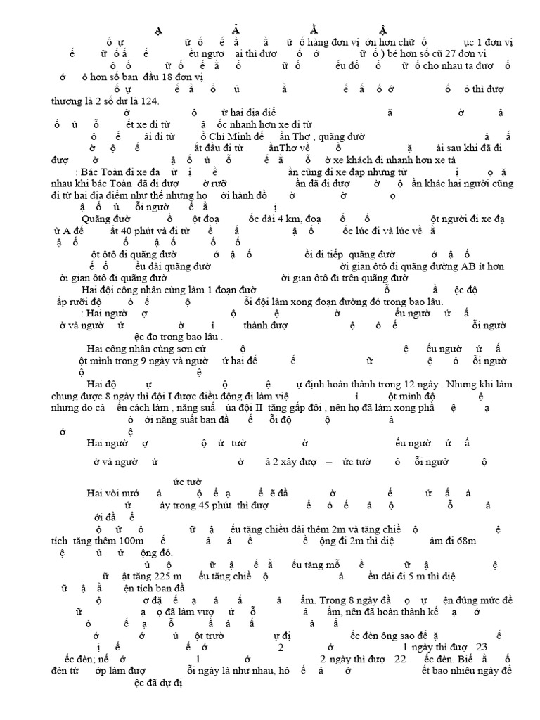 BT giải bài toán lâp hpt | PDF
