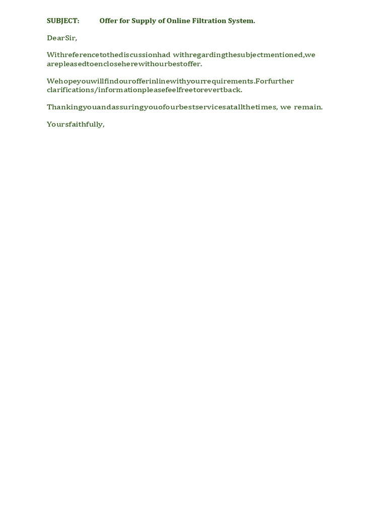 Online Filtration System | PDF