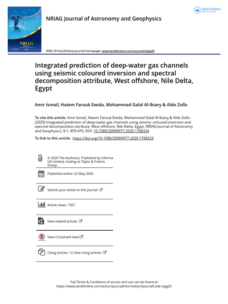 Integrated Prediction of Deep-Water Gas Channels Using Seismic Coloured ...