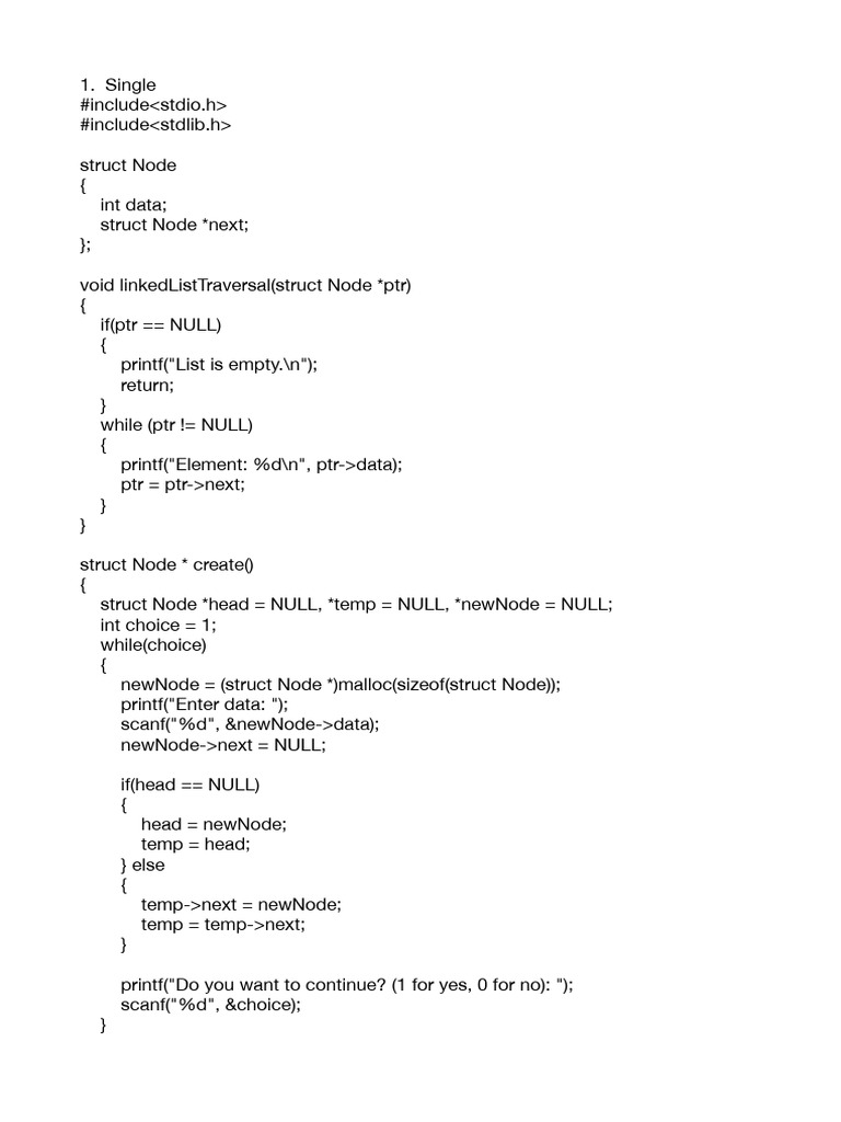 DSA-Linked List | PDF DSA-Linked List | PDF
