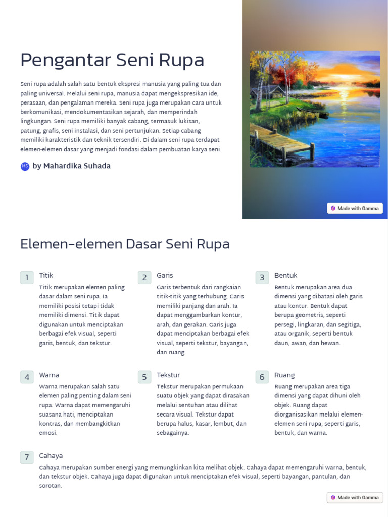 Pengantar Seni Rupa | PDF