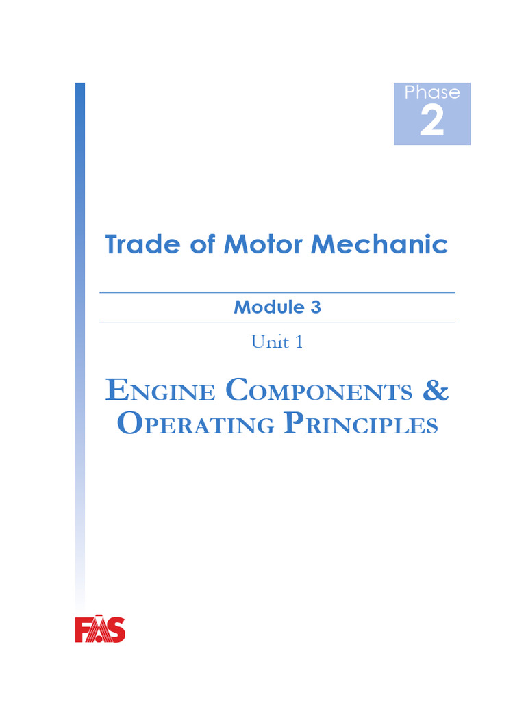 Engine Components and Operating Principles | PDF