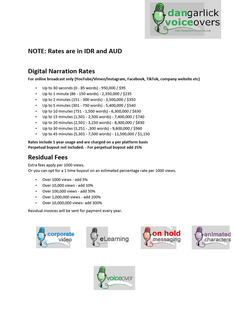 2022 Rate Card | PDF