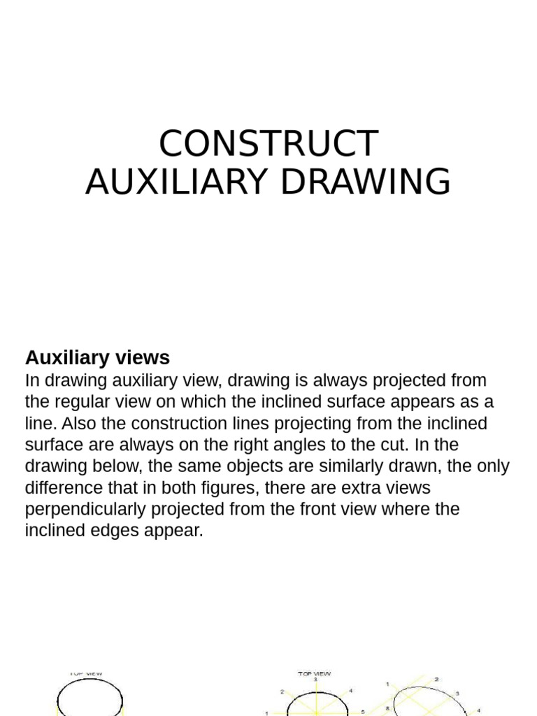 Construct Auxiliary Drawing | PDF