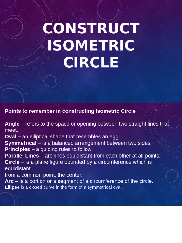 Construct Isometric Circle | PDF