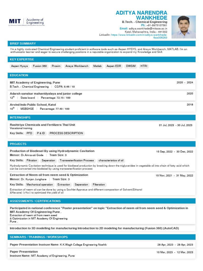 Aditya Resume | PDF