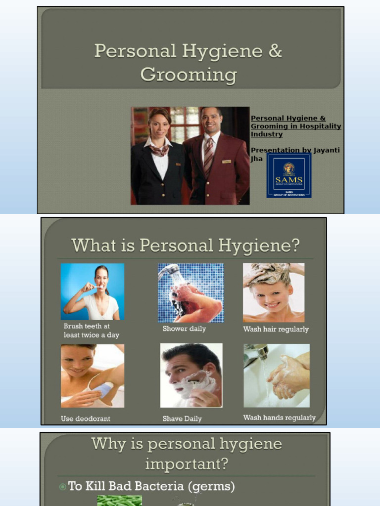Personal Grooming & Hygiene | PDF