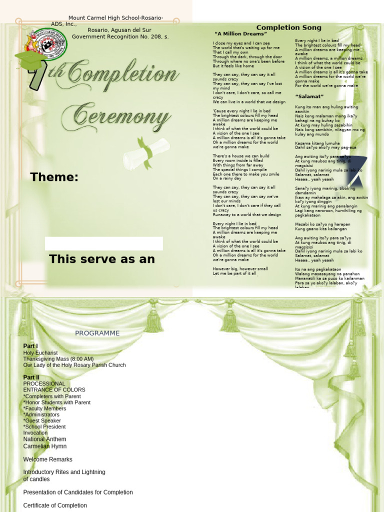 Program Completion | PDF