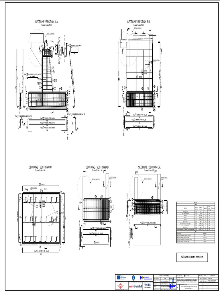 CEB4-CL-DWG-PTE-03-PO02-PDR-002-003-WB02 - (Plan Armare Culee) | PDF