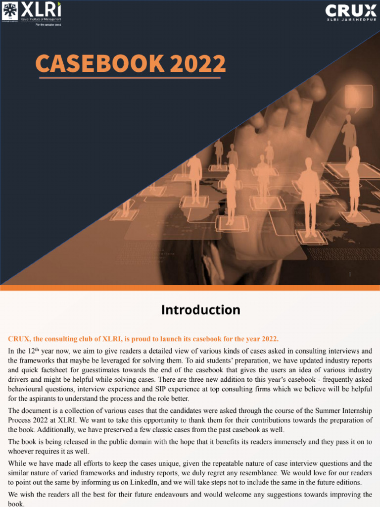 2022-23 XLRI Casebook | PDF