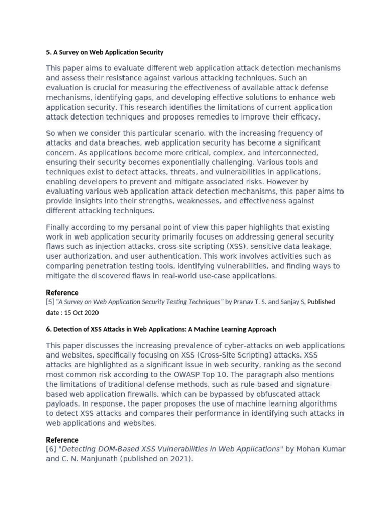 A Survey On Web Application Security | PDF | Security | Computer Security