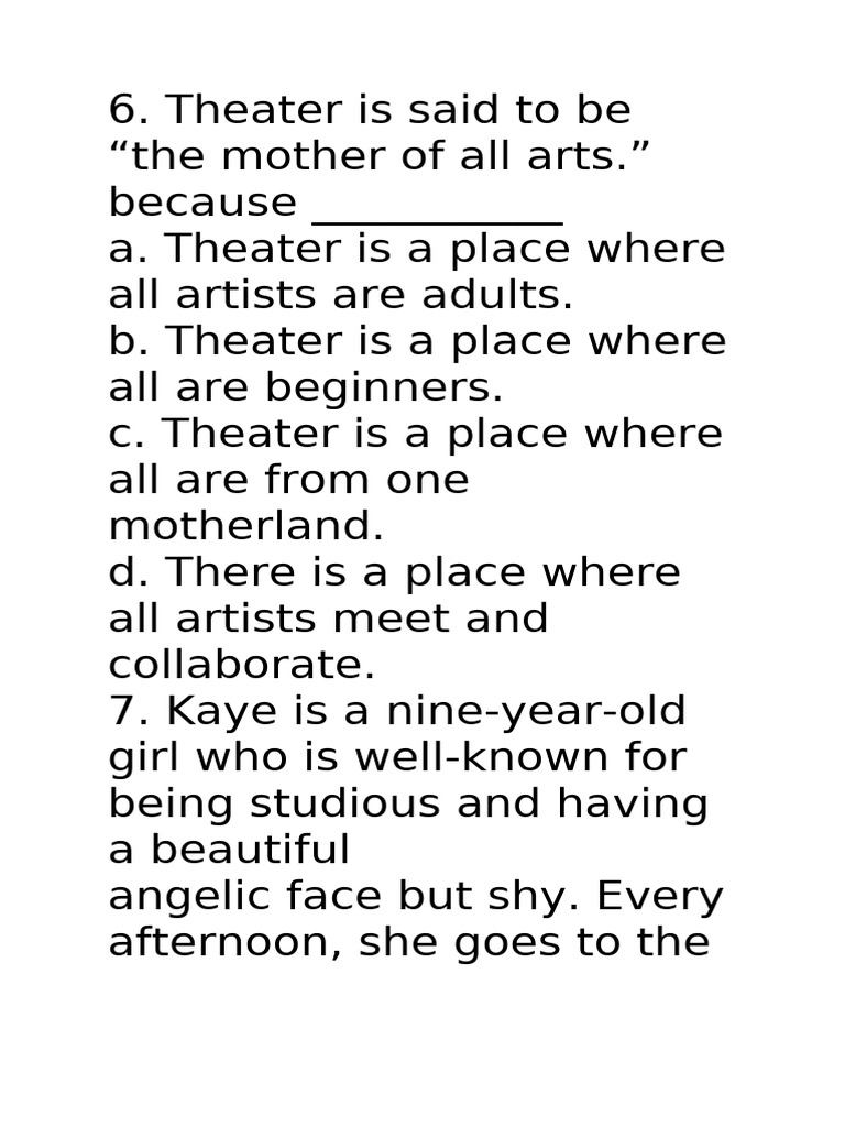 Grade 10 Arts Q1 Assessment | PDF